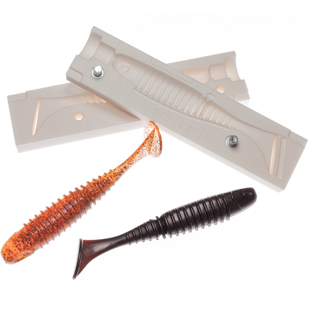 Bait Mold Rib Shad Fish Soft Plastic DIY Lure 3.8" - Etsy