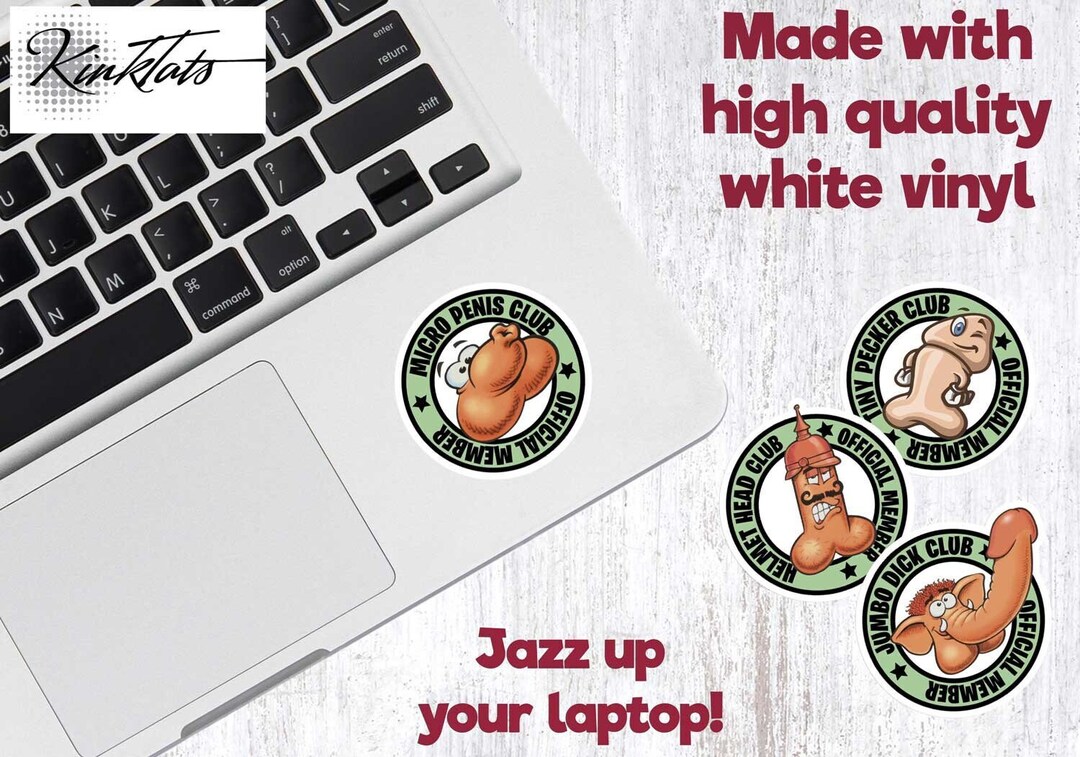 6 Penis Stickers, Micro Penis, Big Penis, Monster Penis, Feminized ...
