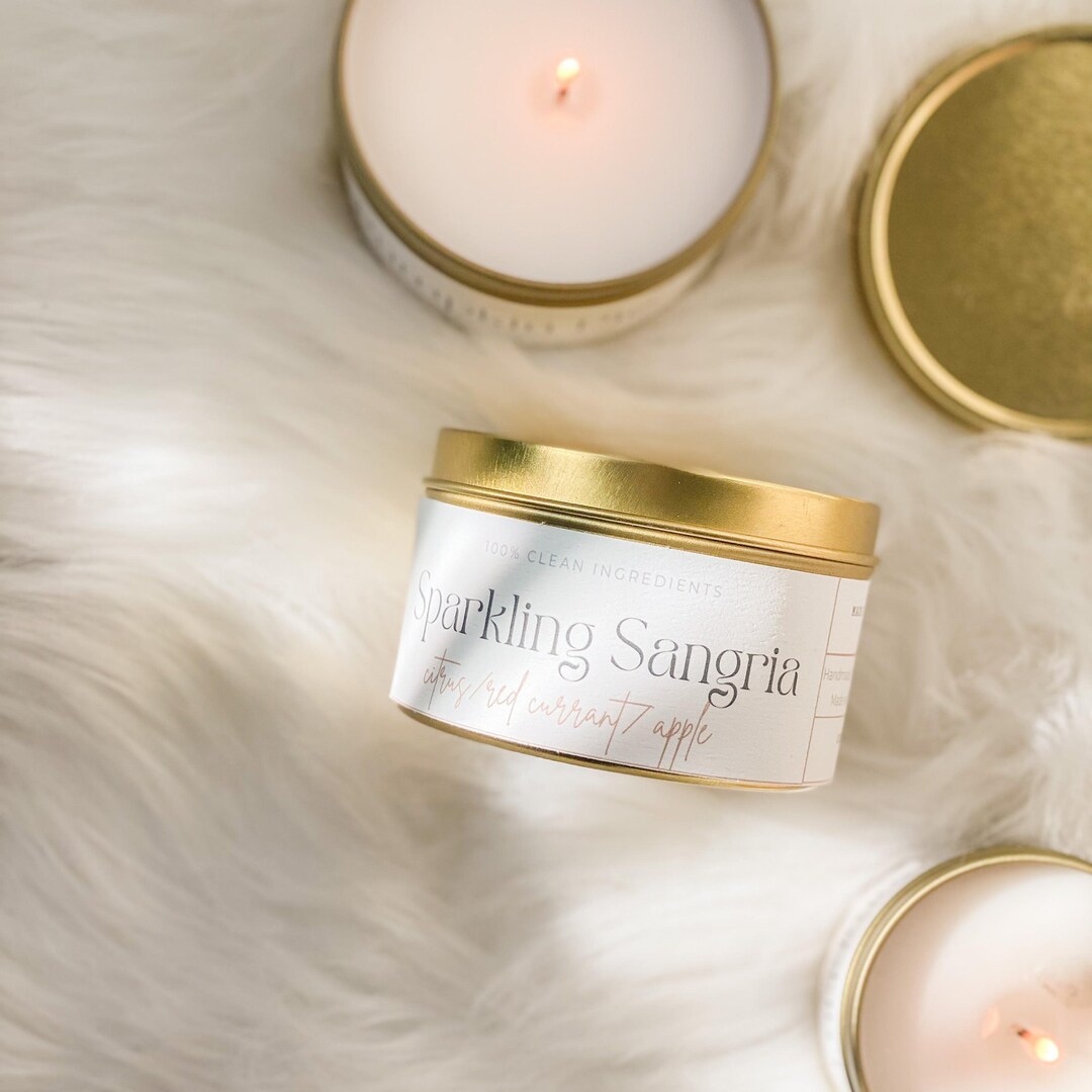 Sparkling Sangria Candle Scent, Cute Candles, Votive, Coconut Wax ...