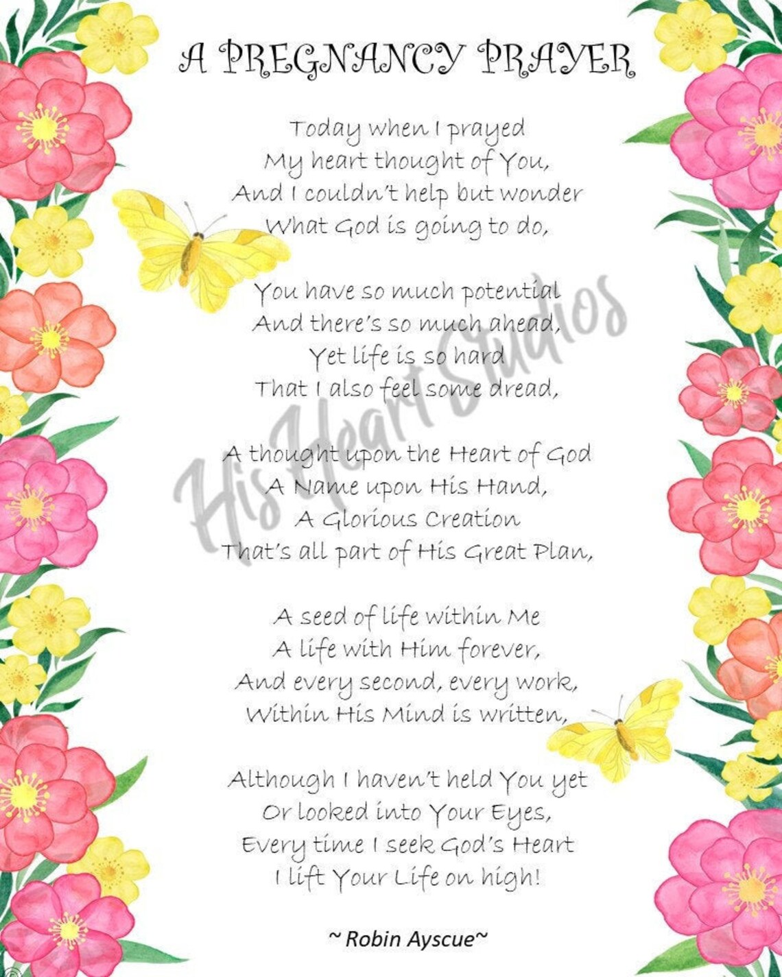 Mom To Be Poem Pregnancy Prayer Poem Gift for Mom to be | Etsy