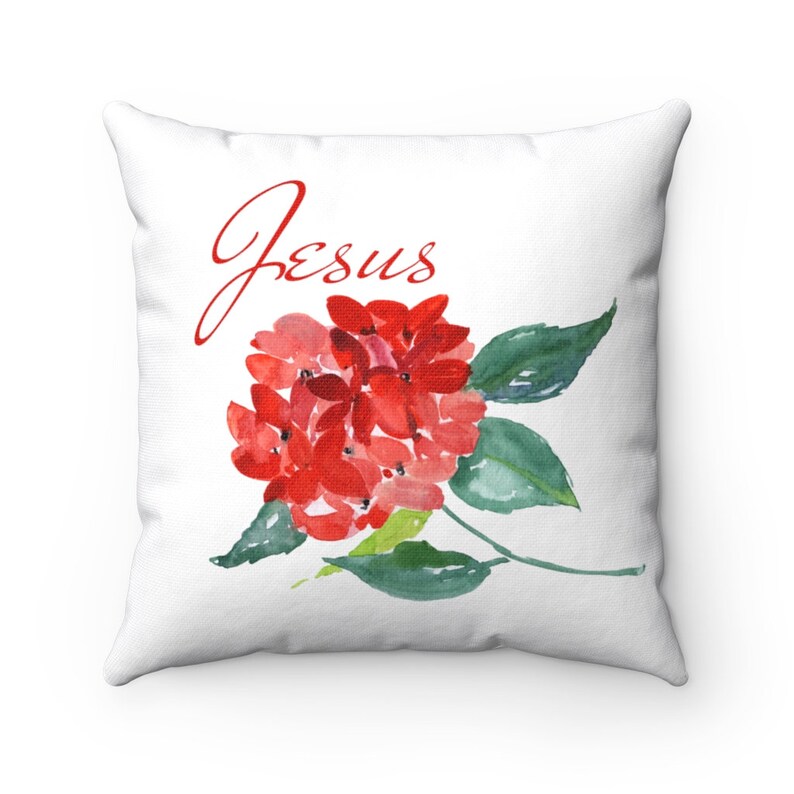 Jesus Christian Pillow for Home Faith Pillow - Etsy