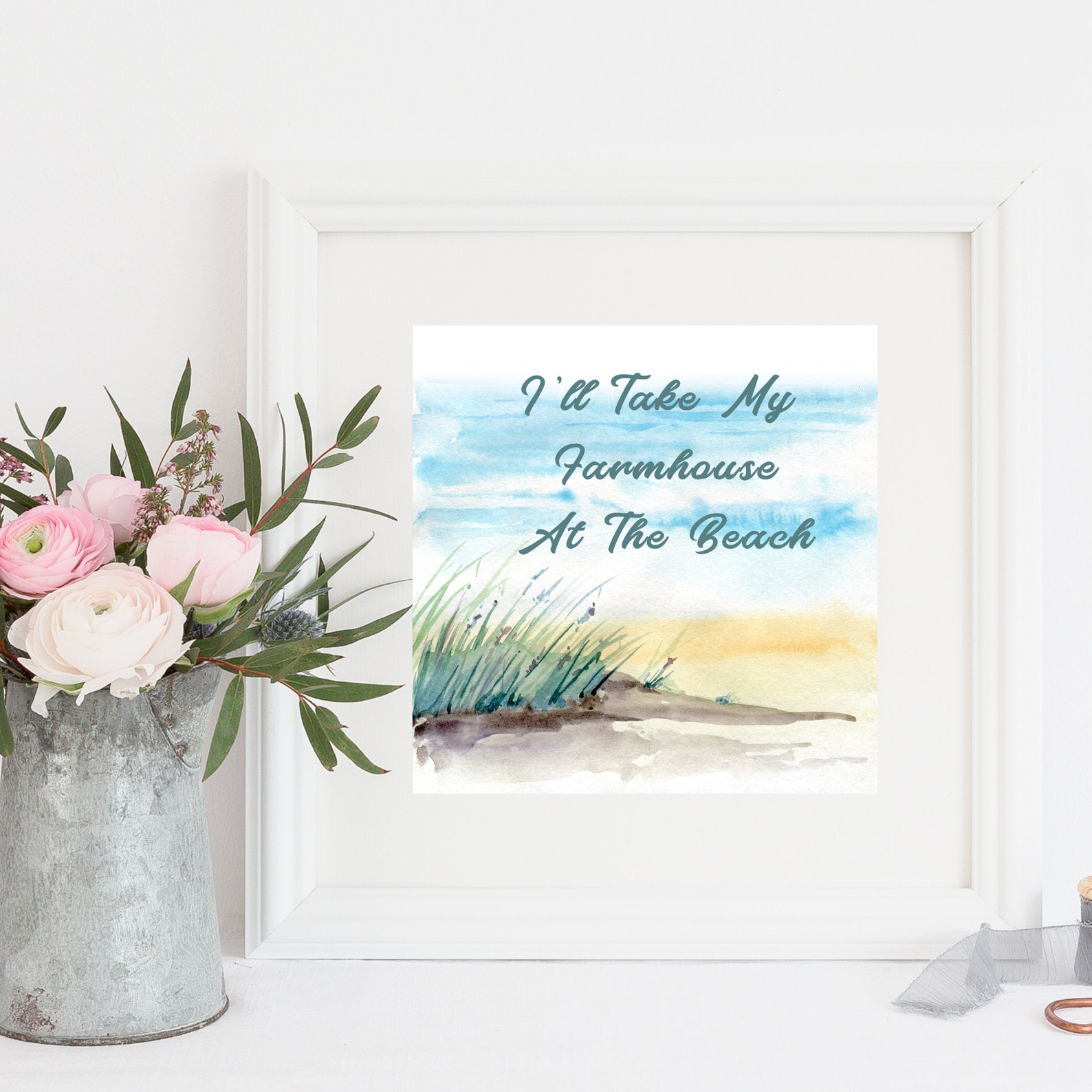 Coastal Wall Decor, Coastal Farmhouse Wall Decor, Beach Cottage Decor ...
