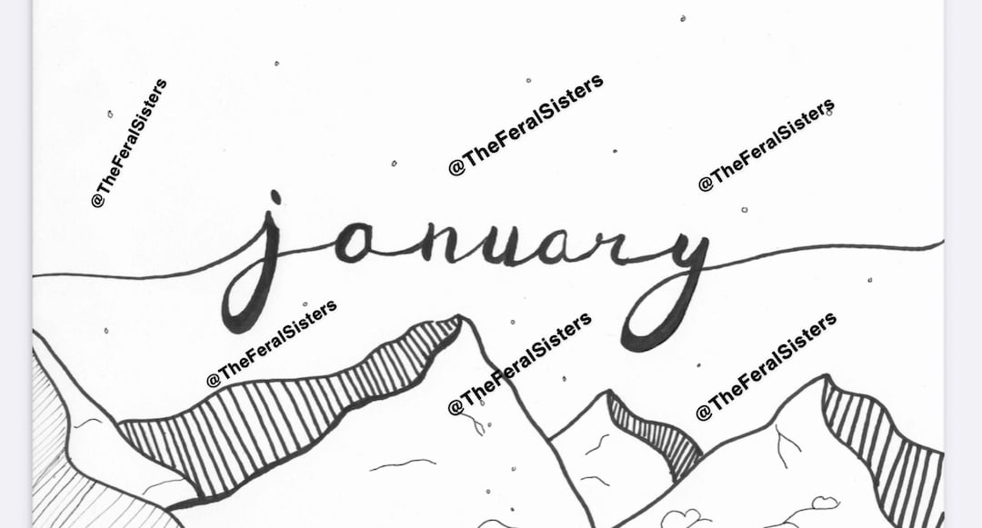 January Title Page - Etsy