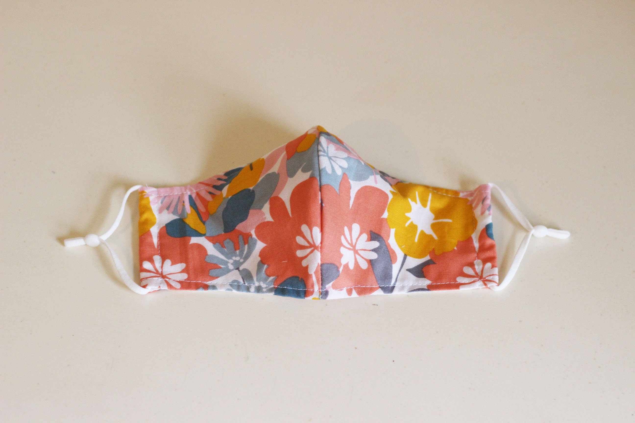 Máscara de cara de flor abstracta - Etsy España