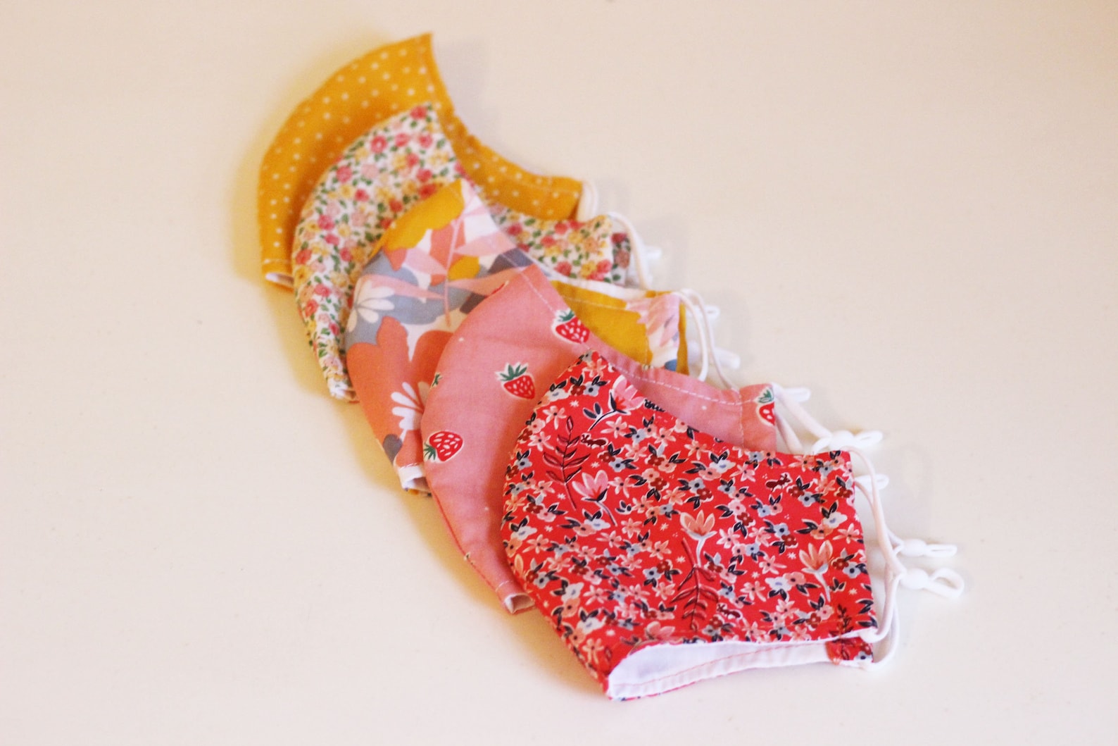 Yellow Polka Dot Mask - Etsy