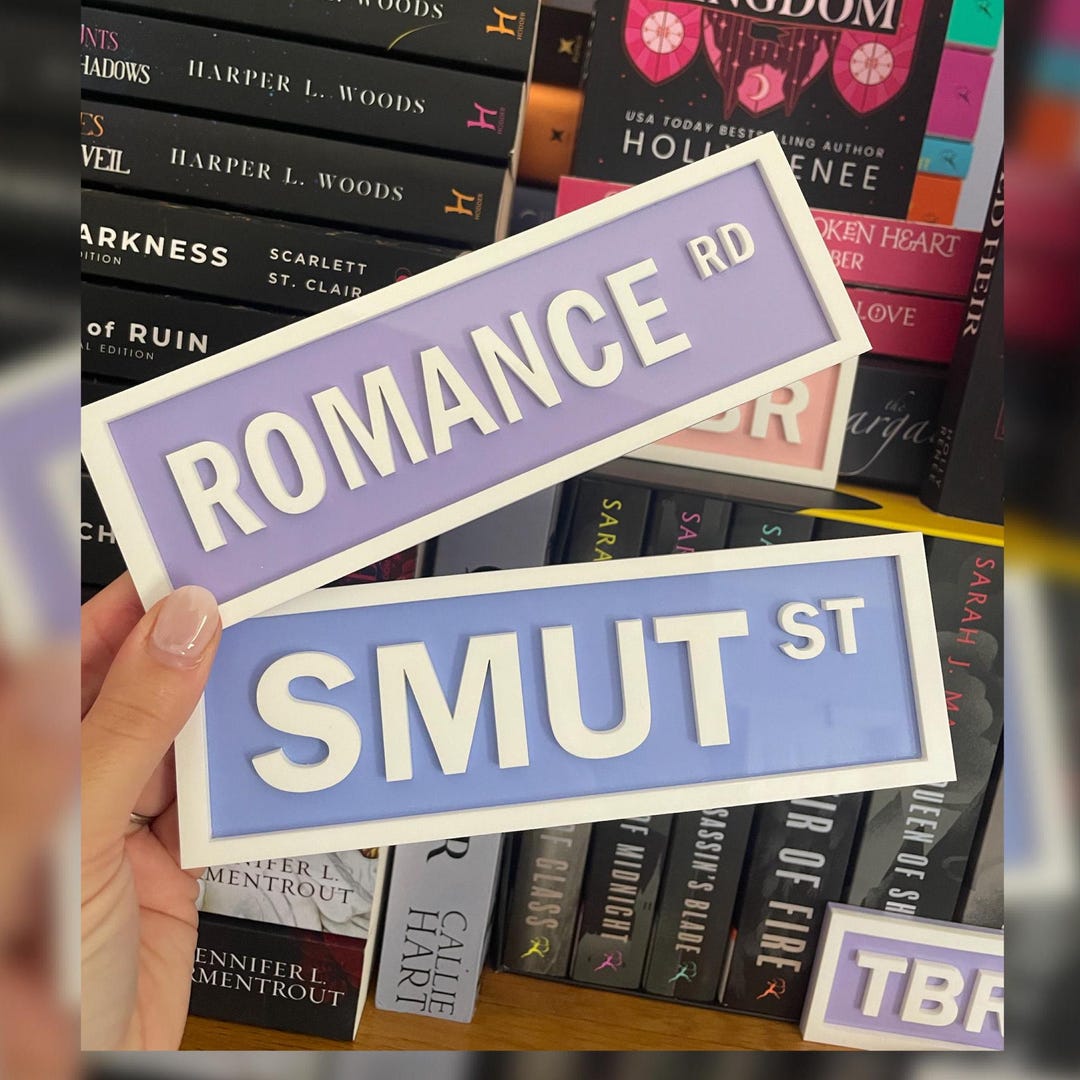 Book Shelf Street Sign TBR Library - Etsy UK