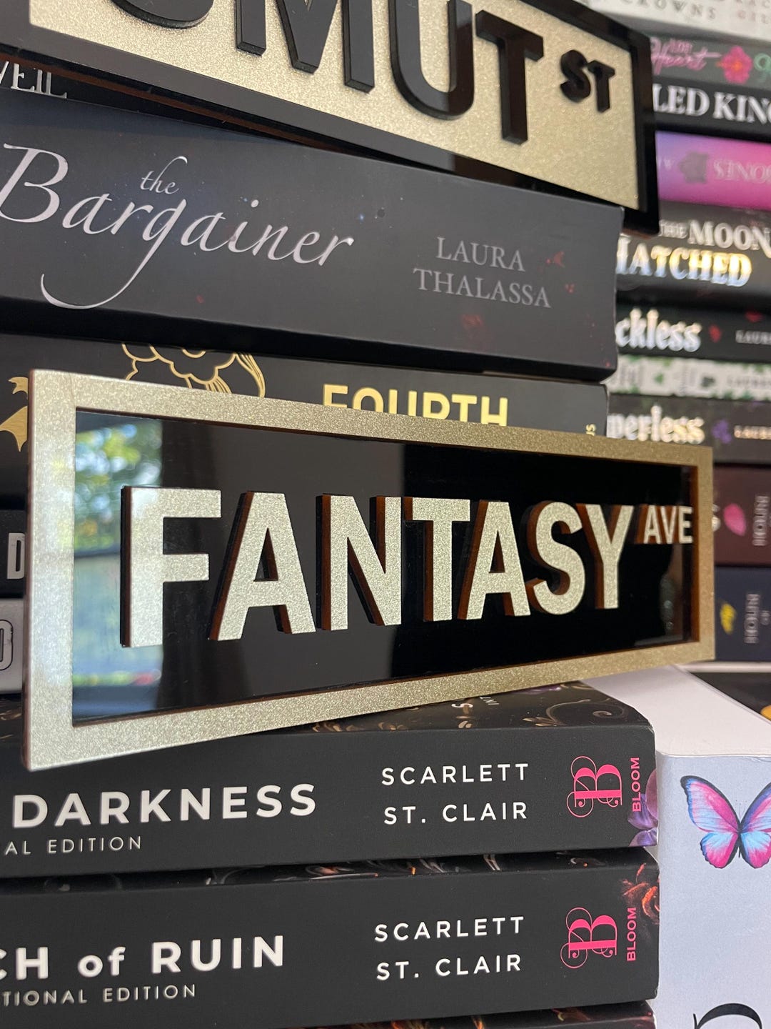 Library Book Shelf Street Sign - Etsy