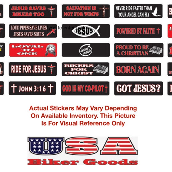 Christian Motorcycle Helmet Stickers - Etsy