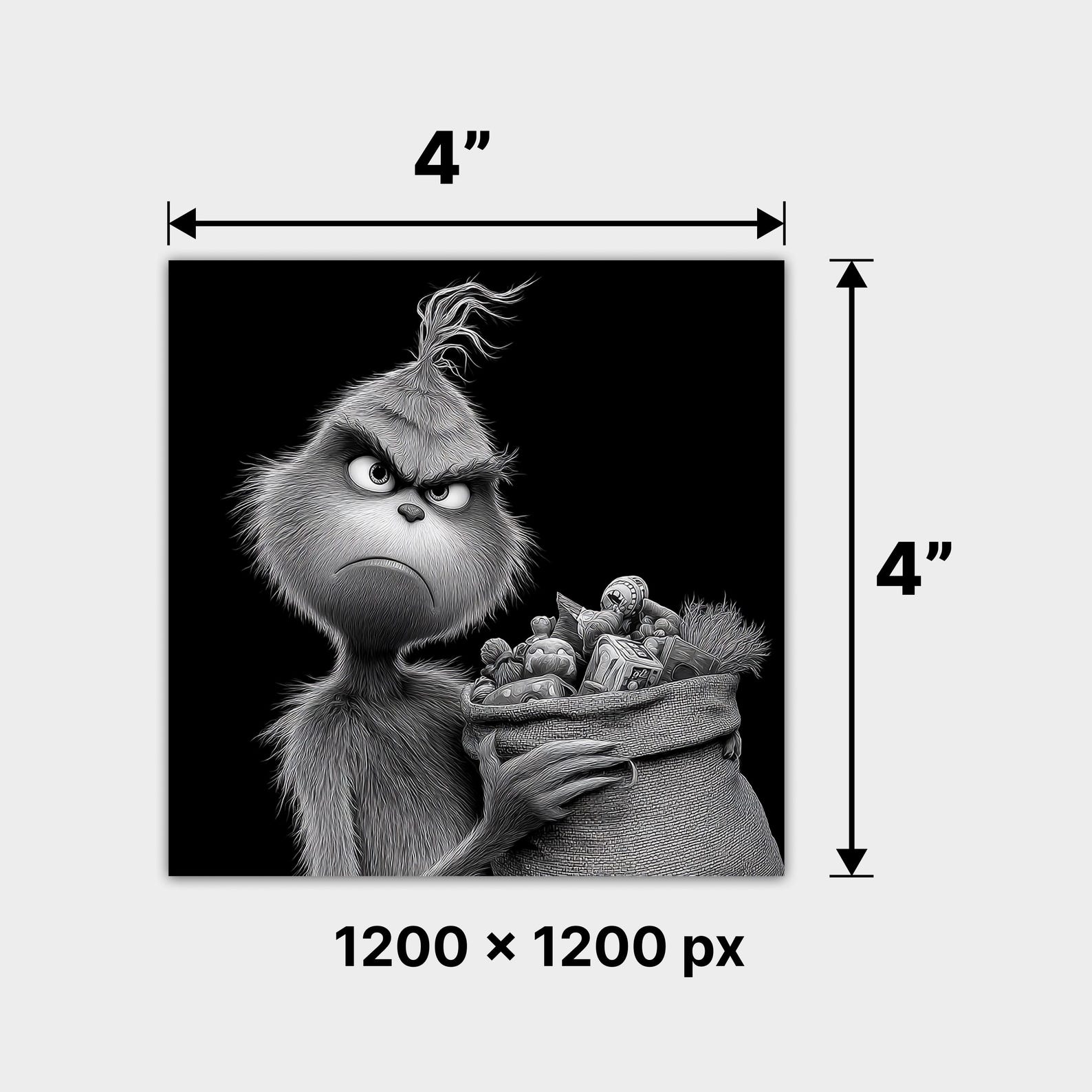Grinch Slate Coaster PNG, Christmas Engraving Files, Laser Illusion ...