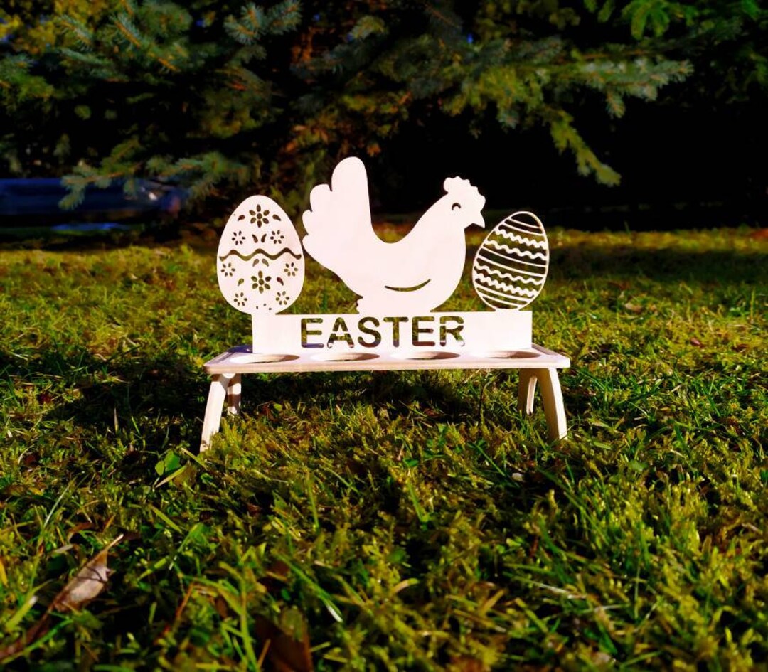Awesome Wooden Easter Decoration - CNC - Etsy