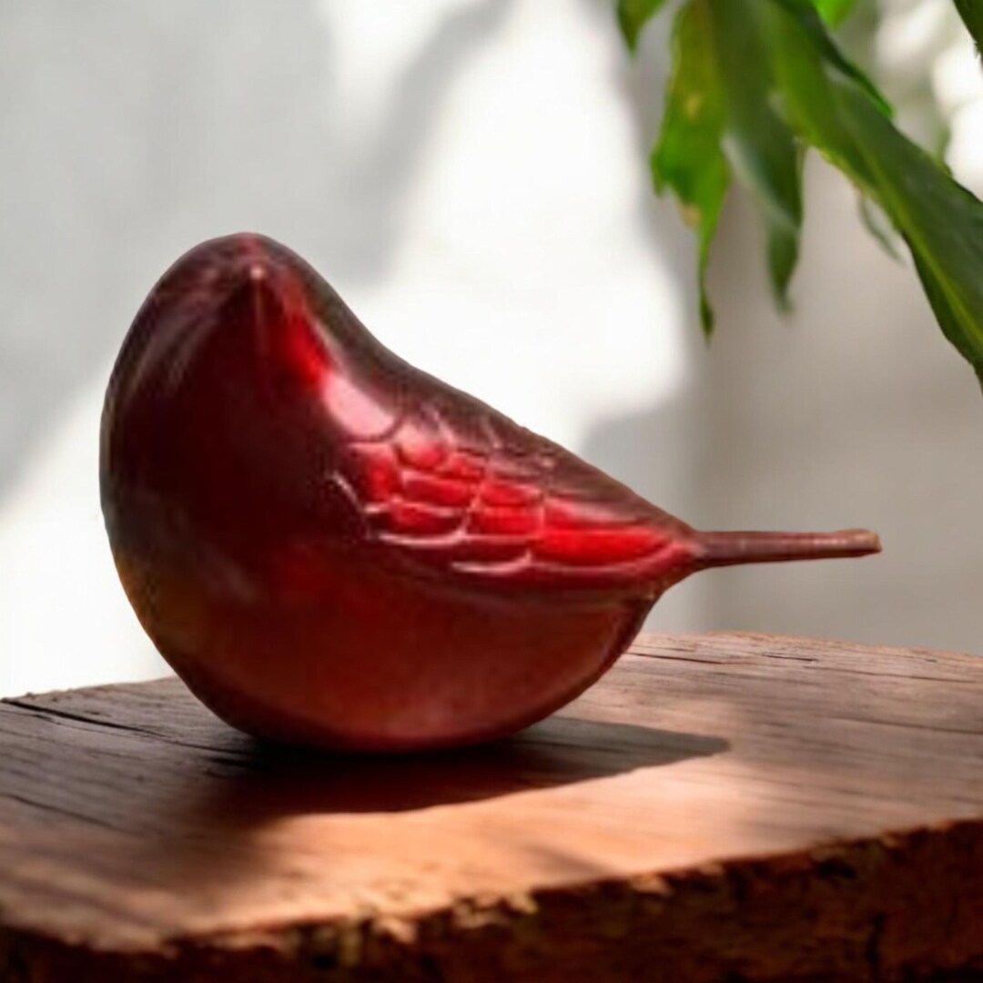 Personalized Crimson Songbird Cremation Keepsake Urn | Memorial ...