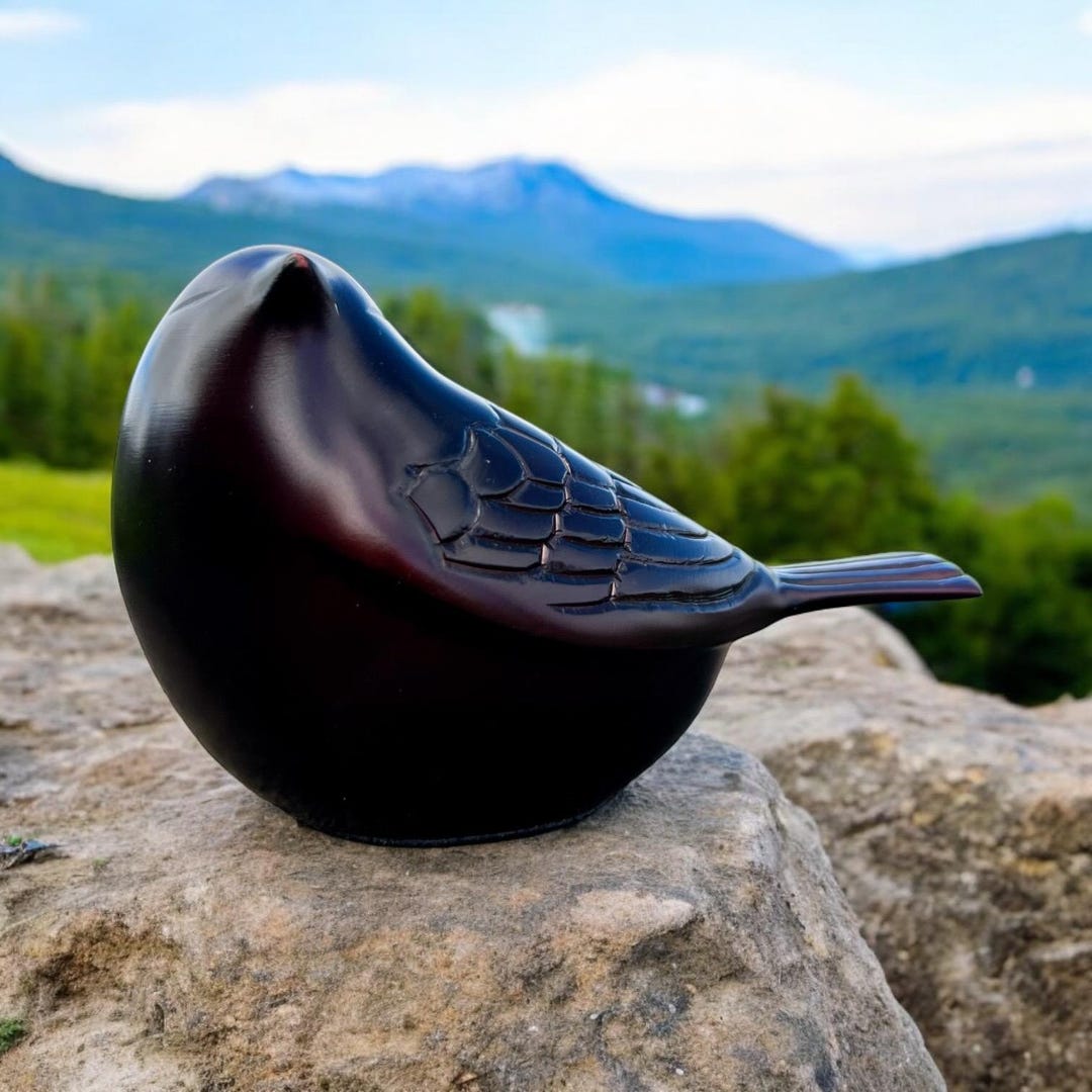 Songbird Memorial Keepsake Urn for Human Ashes| Personalized Small ...