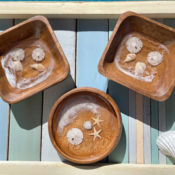 Wooden Resin Bowls - Etsy