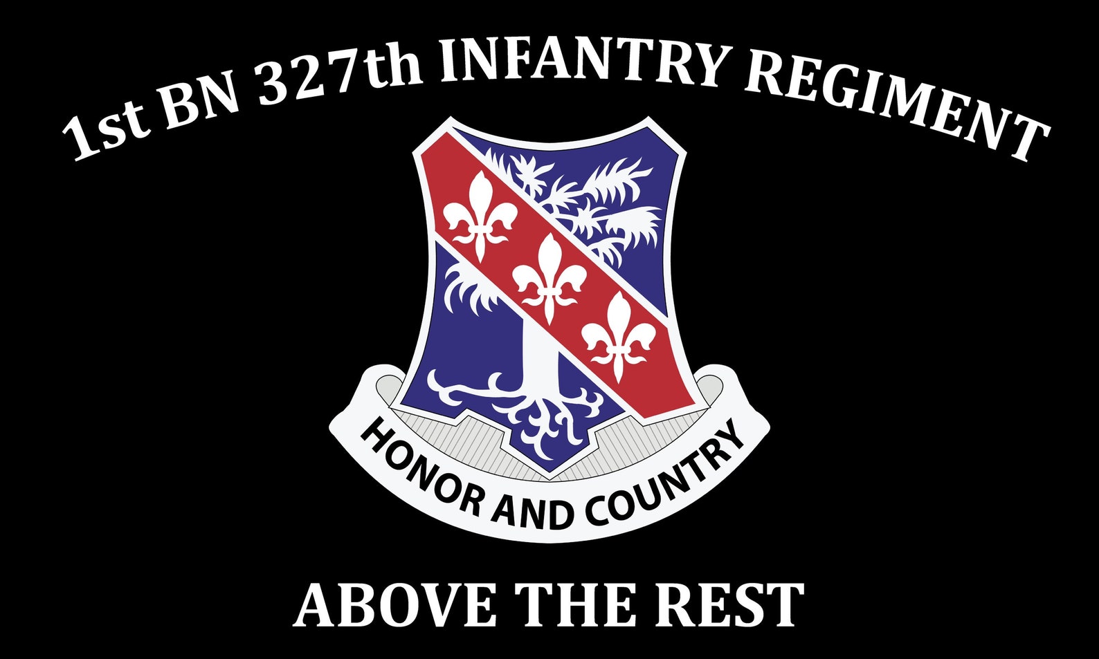 327th Infantry Regiment 3'x5' Flags Double face | Etsy