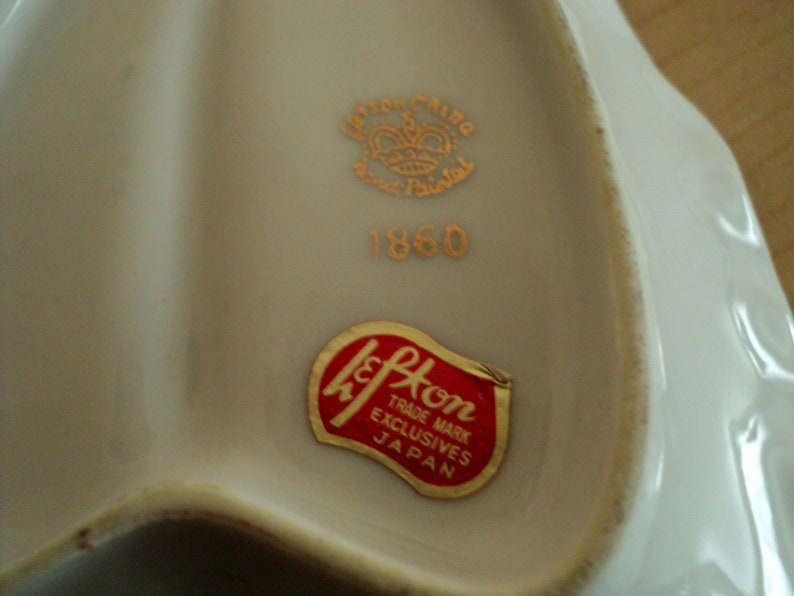 Lefton Bon Bon China Leaf-shaped Dishes - Set of 2 - Vintage - Etsy
