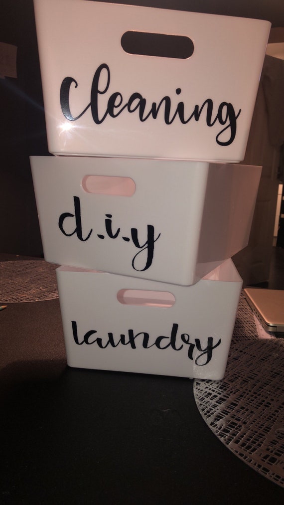 Personalized storage labels | Etsy