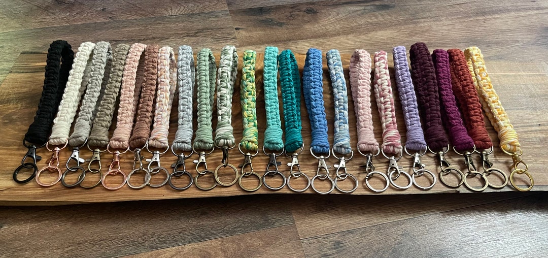 Wristlet for Keys , Keychain, Key Fob Keychain, Wristlet Keychain ...