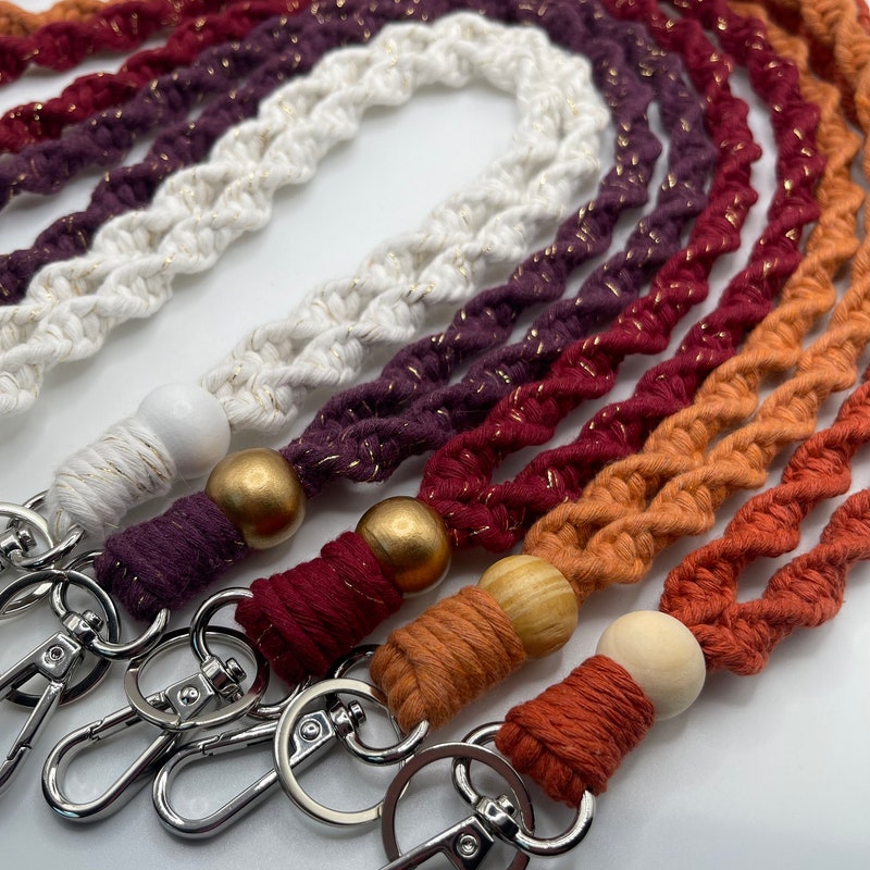 Macrame Lanyard - Etsy