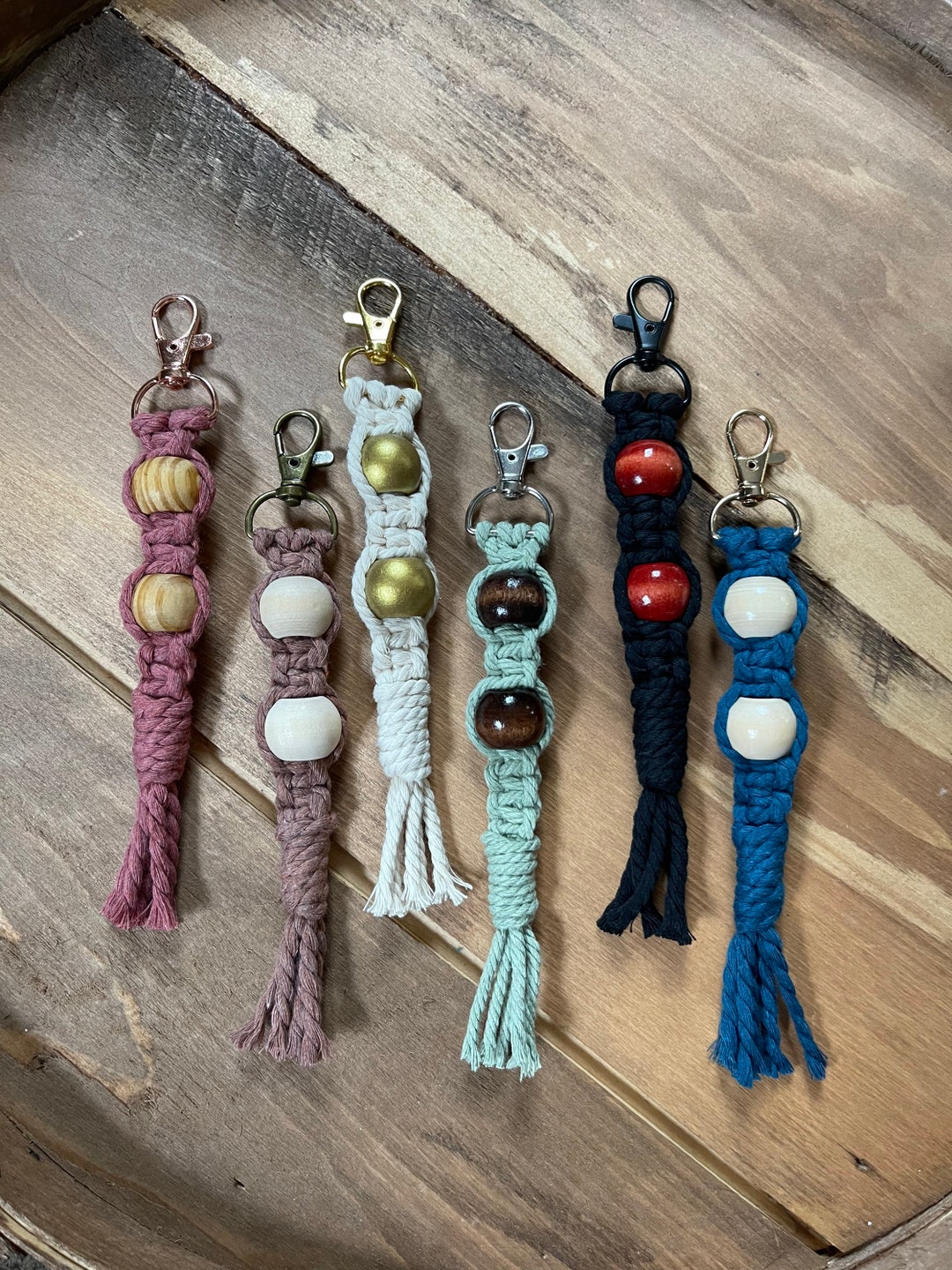 CUSTOMIZE! Keychain , Purse Accessories, Small Homemade Gift , Beaded ...