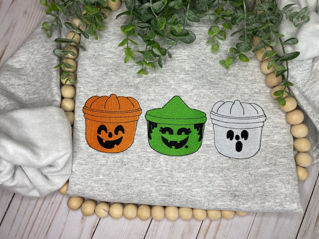 Halloween Bucket Sweatshirt, Halloween Sweatshirt, Halloween Apparel ...