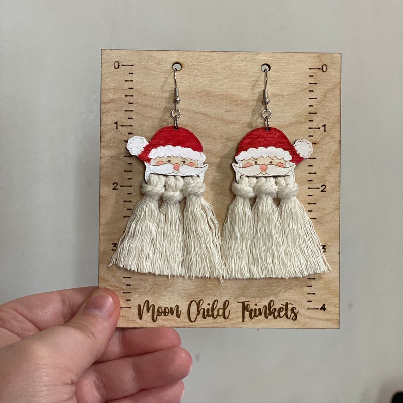 Macrame Santa - Etsy