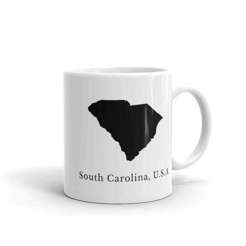 South Carolina Mug - Etsy
