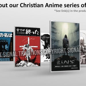 Second Coming Religious Anime Jesus Print Teens Room Wall Decor ...