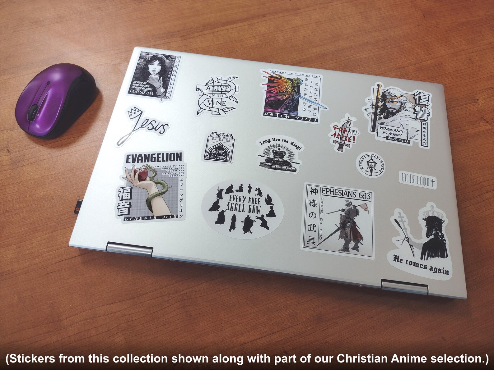 Christian Stickers Large 10-sticker Pack | King Jesus Mega Collection ...