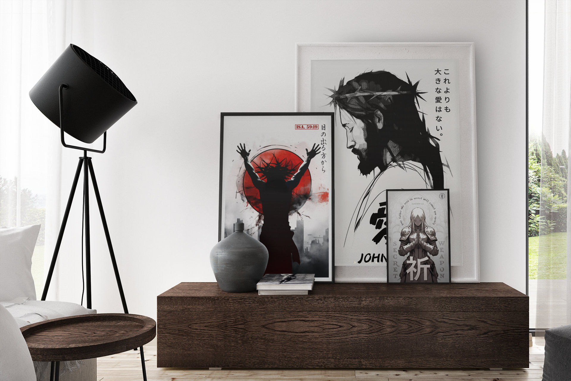 RISING SON Christian Anime DIGITAL Print Christian Aesthetic Anime ...