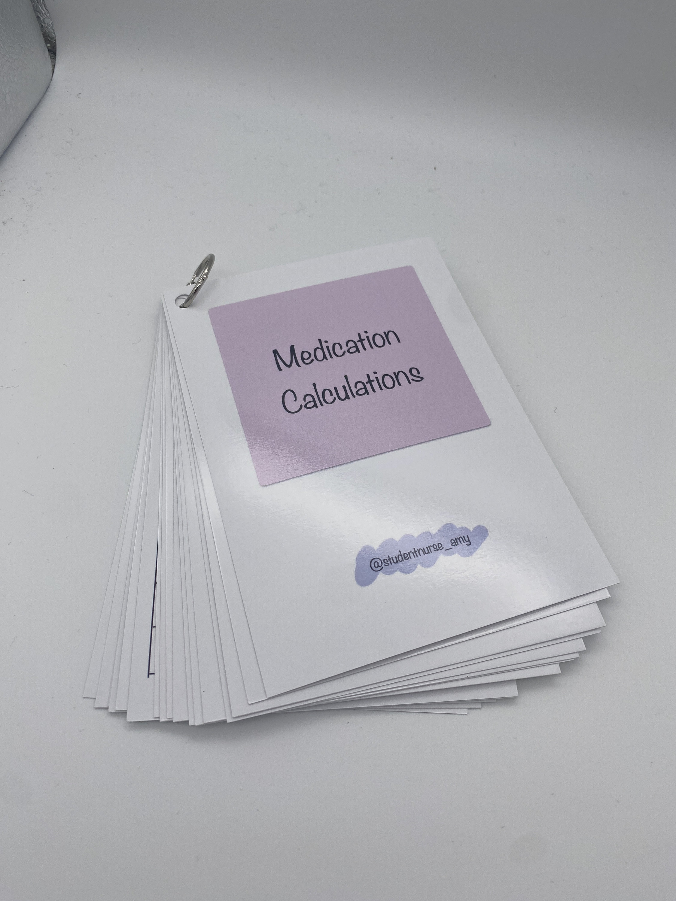 Nursing Flashcard Bundle Student Nurse Flashcard Bundle A6 - Etsy UK