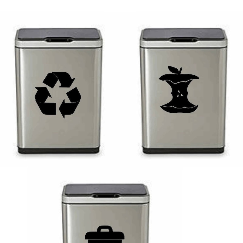 Food Waste Bin Label - Etsy