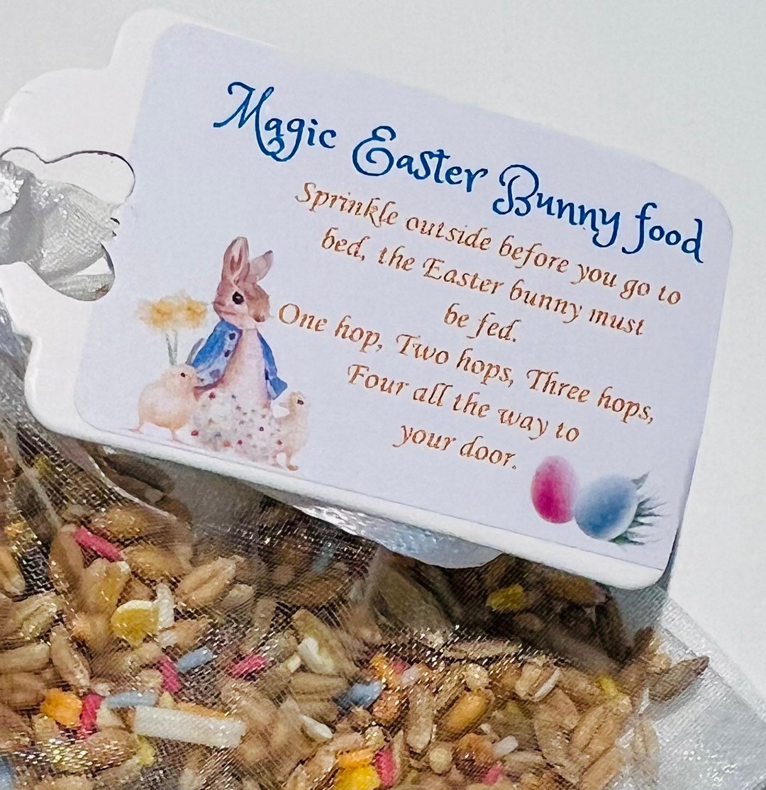 Magic Easter Bunny Food Easter Bunny Easter Tradition - Etsy UK