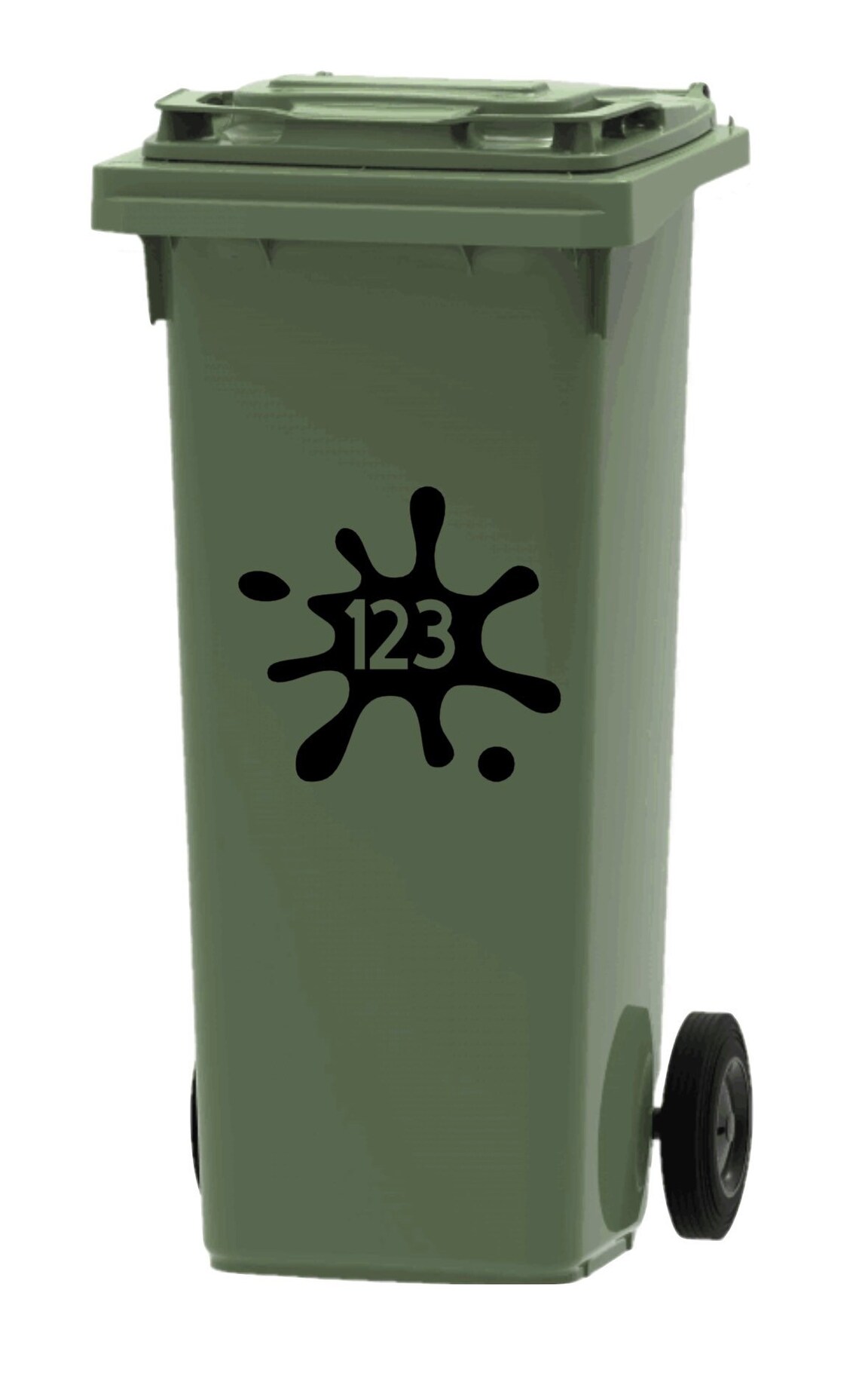 Pack of 3 Wheelie Bin Stickers Personalised Wheelie Bin - Etsy
