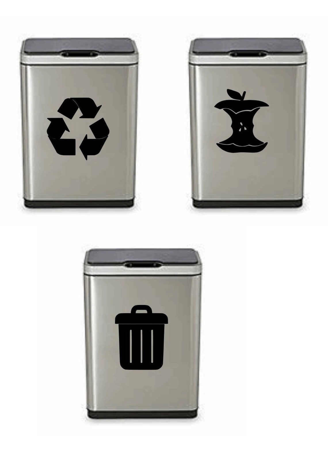 Bin Label Rubbish Sign Trash Label Trash Sign Bin Sign - Etsy