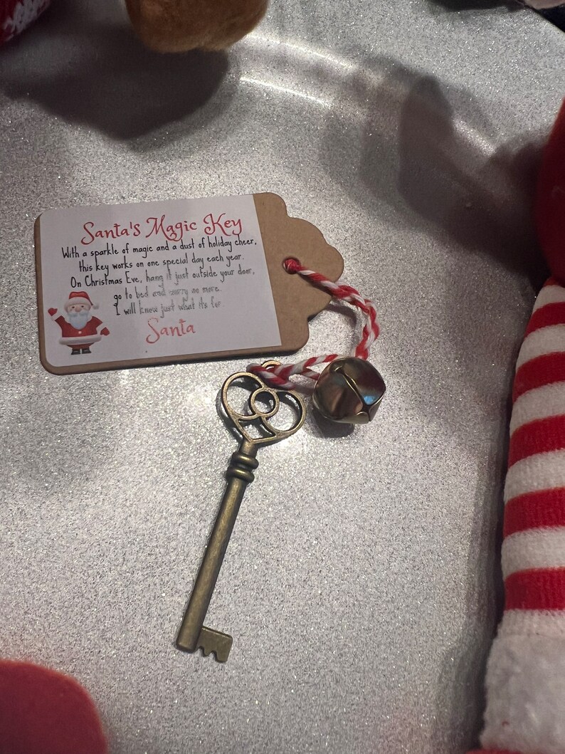 Santas Magic Key With Bell Santa Key Christmas Eve Box - Etsy