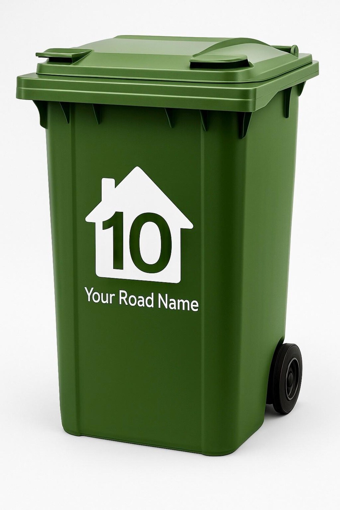Pack of 3 Wheelie Bin Stickers - Personalised Wheelie Bin Labels ...