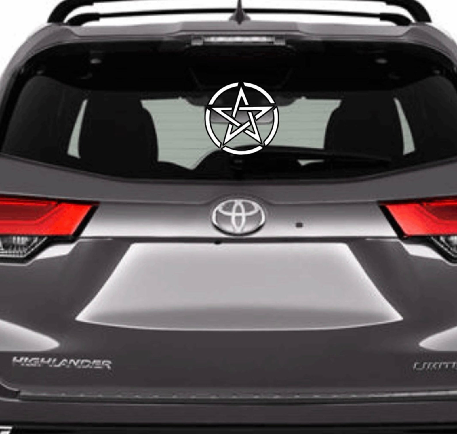 Pentagram Vinyl Decal Sticker - Car Sticker - Star - Car -truck - Van ...