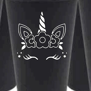 Unicorn Vinyl Decal Sticker - Car Sticker - Cold Cup - Car -truck - Van ...