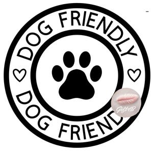 Dog Friendly Shop Sign - Shop - Window Sign for Shop - Dogs Allowed ...