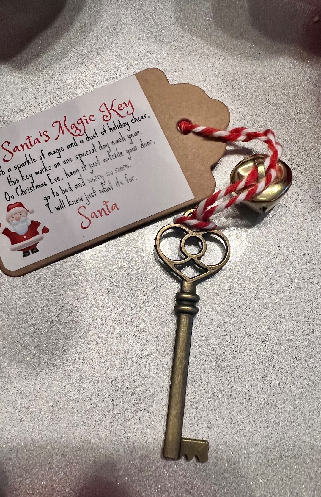 Santas Magic Key With Bell - Santa Key - Christmas Eve Box Filler ...