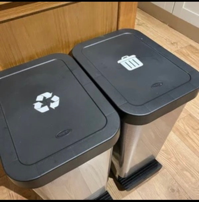 Bin Label Rubbish Sign Trash Label Trash Sign Bin Sign - Etsy