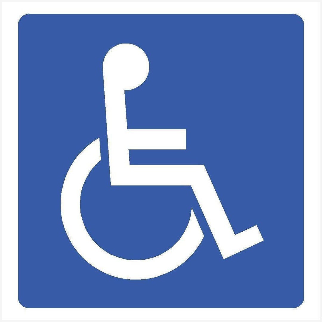 Disabled Blue Badge Vinyl Decal Stickers Window Sticker Car Decal ...