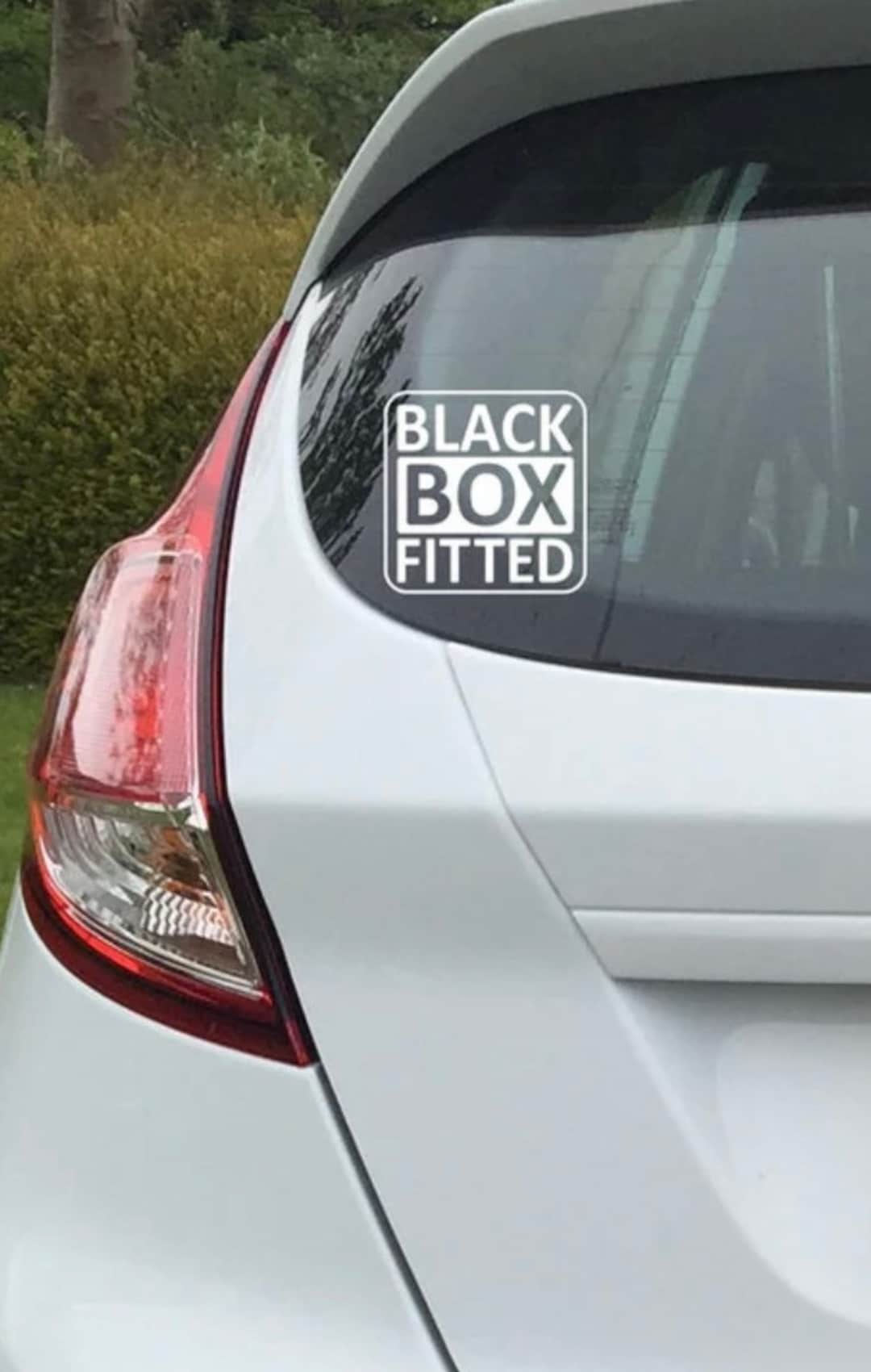 BLACK BOX FITTED - New/young Driver - Window Sticker - Car Decal ...