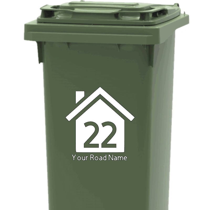 Wheelie Bin Sticker - Etsy