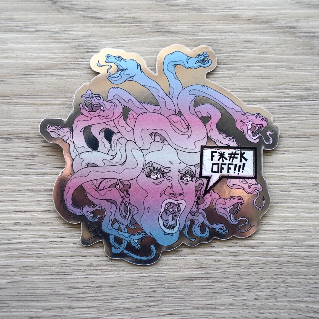 Transgender Pride Flag Mirror Medusa Dnd Sticker Decal - Etsy