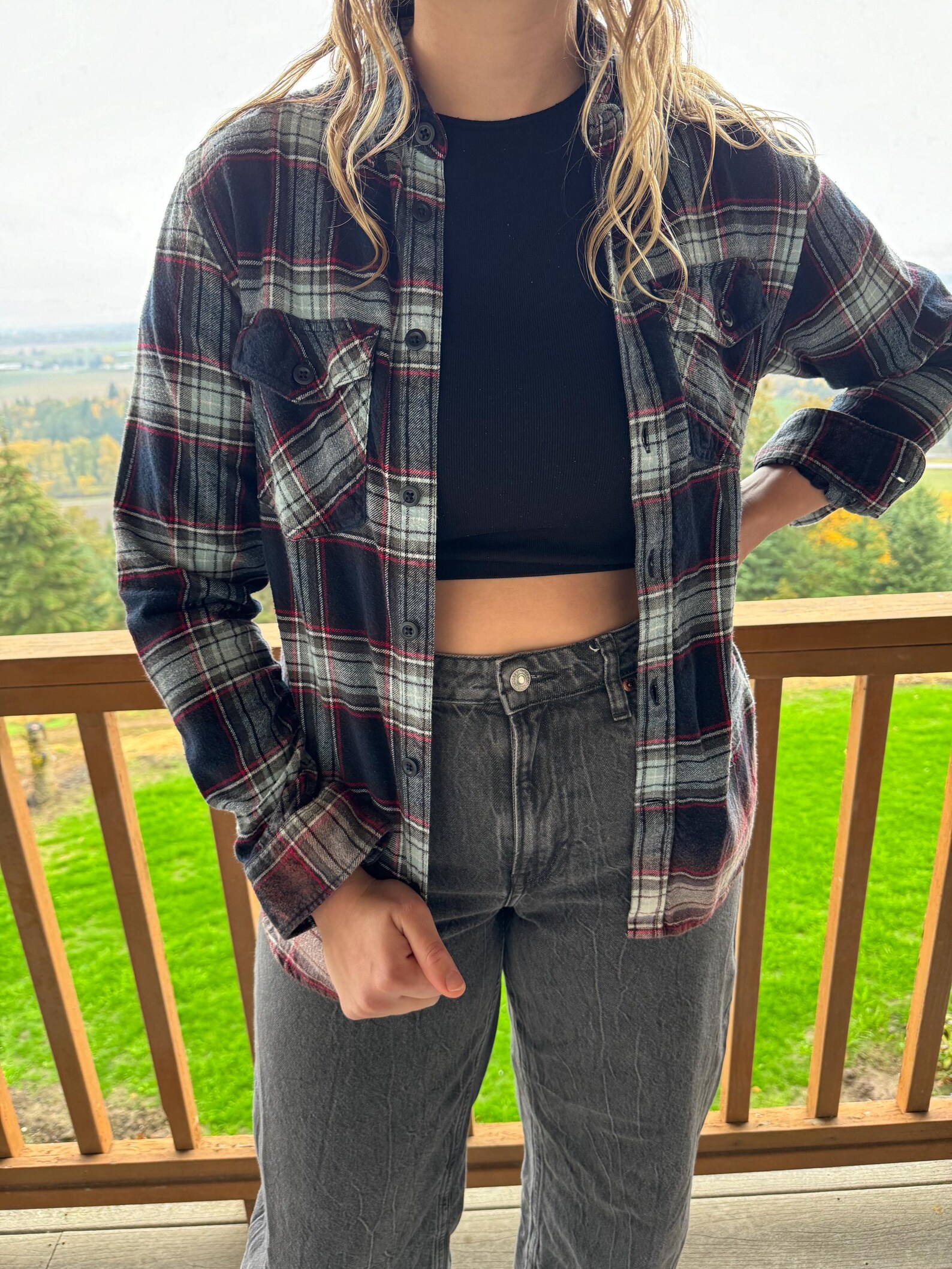 Classic Rock Bleached Distressed Flannel Rock N Roll - Etsy