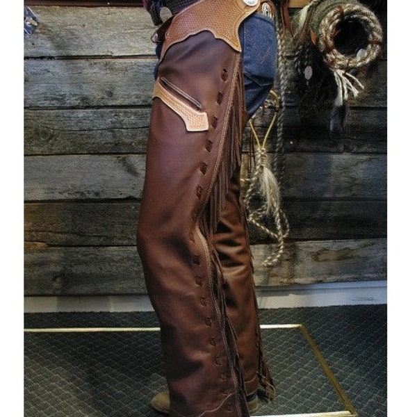 Tooled Chap Yoke - Etsy