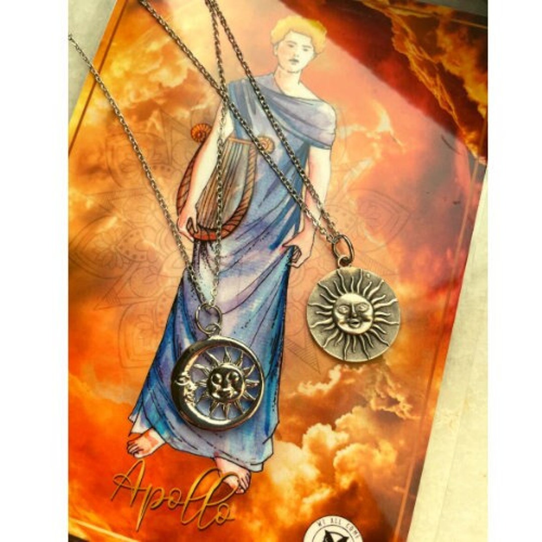 Apollo Necklace/sun Pendant/god of the Sun Necklace/apollo Symbol ...