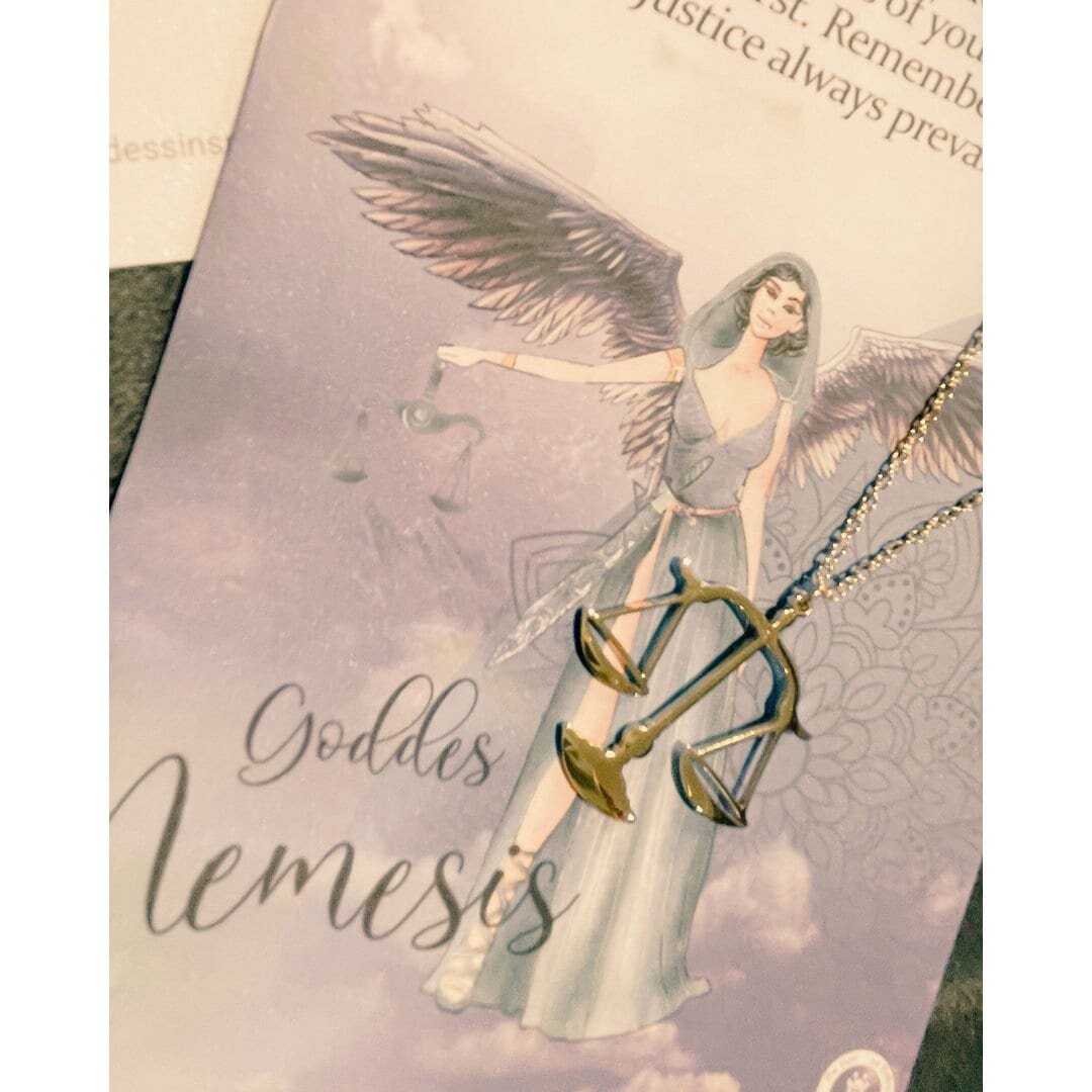 Goddess Nemesis Necklace/nemesis Necklace/goddess of Balance Necklace ...