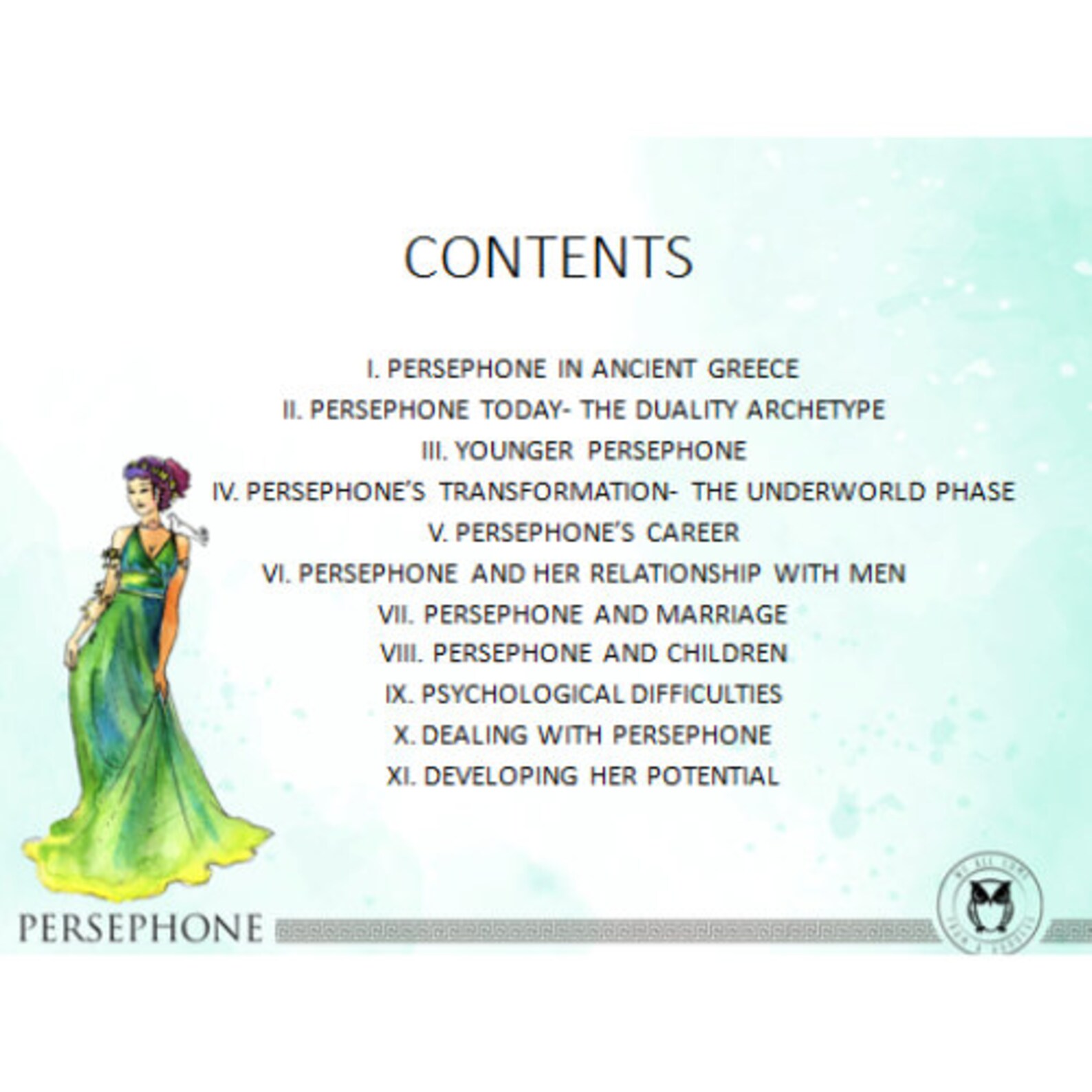 Persephone Archetype/discover Your Greek Goddess Archetype/connect With ...
